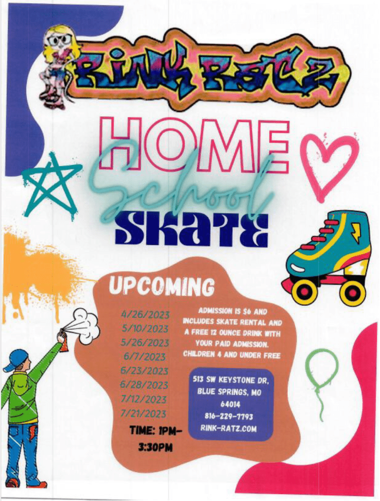 Home School Skate - Rink Ratz