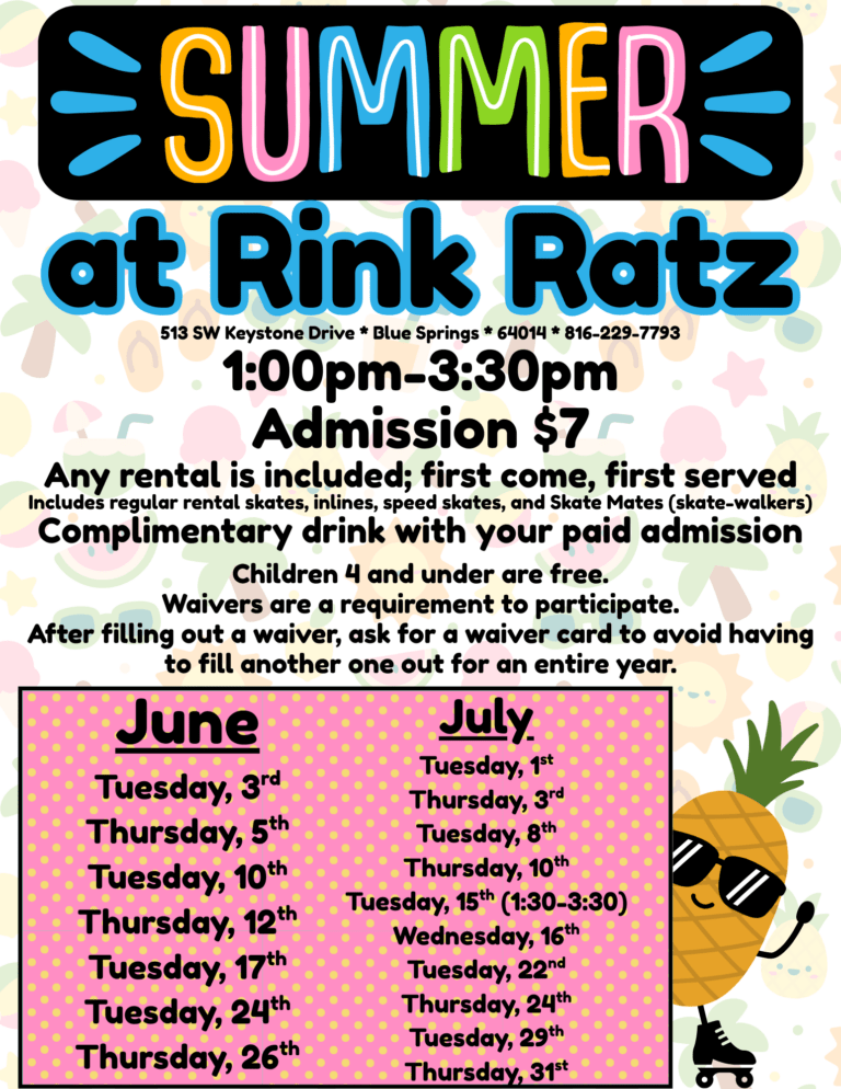 Skate Times & Prices - Rink Ratz